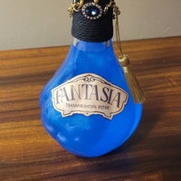 FINAL FANTASY Inspired FANTASIA Potion Bottle With Magical Swirling ...