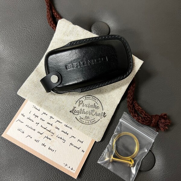 Handmade Leather TOYOTA Car Key Case.leather Car Key Fob Cover,remote ...