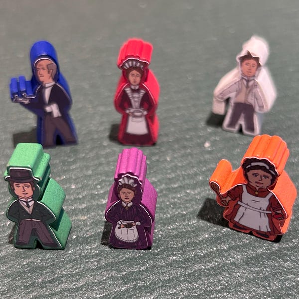 OATH - Matte Vinyl Meeple Stickers/decals Upgrade Kit - Unofficial ...