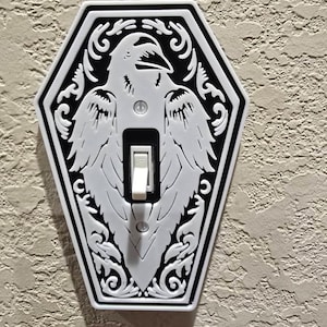 Victorian Scroll Filigree Light Switch Cover - Custom Colors - Single 1 ...