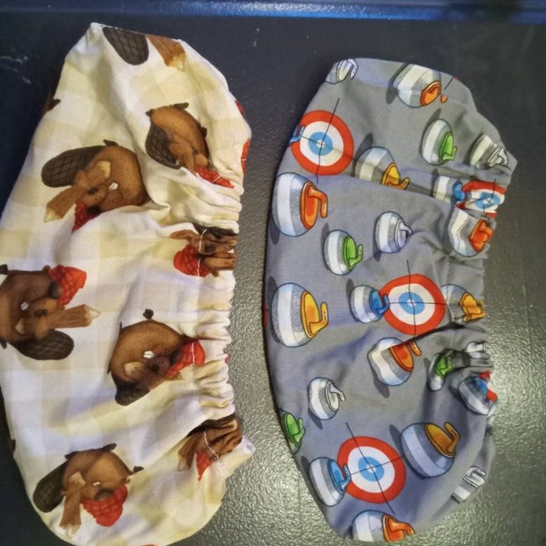 Cotton Curling Broom Covers ~ Personalization & Curling Stones ~ Made ...