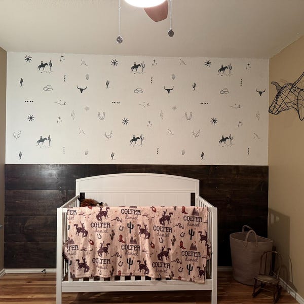 Wild West Wall Decals / Removable Decals / Western Theme Decals ...