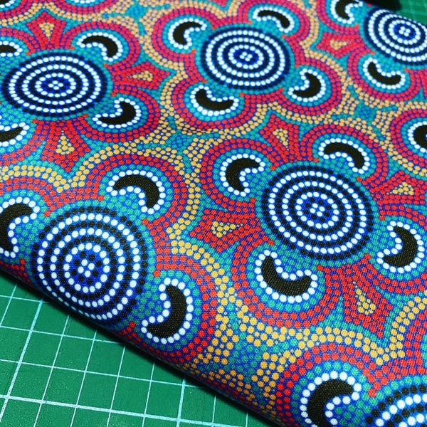 Aboriginal Digital Paper; Kangaroo, Snake, Turtle, Fish, Emu, Platypus ...