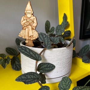 Bern in a Fern Grumpy Bernie Garden Gnome Plant/garden Stake - Etsy