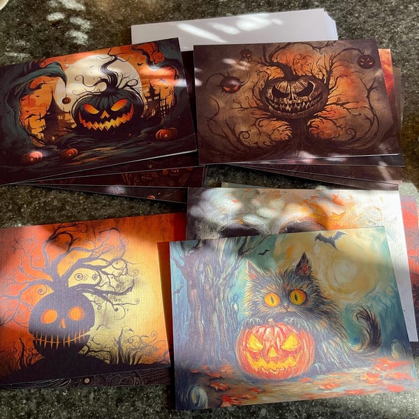 Traditional Fairy Tale Cards Set (15 Cards) | Vintage Postcards With ...
