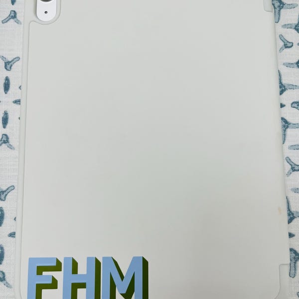 Single Initial Monogram Sticker - Etsy