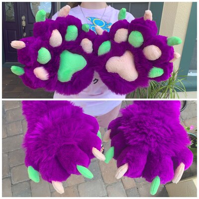 Puffy 5 Fingered Paw Digital Pattern PDF DOWNLOAD - Etsy