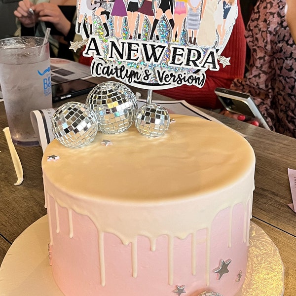 Minion Cake Topper/ Glitter Party Decorations/ Kids Birthday Paper ...