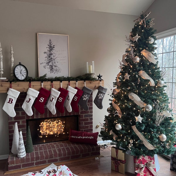 Christmas Tree Art With Scripture Peace on Earth Christmas Decor Luke 2 ...