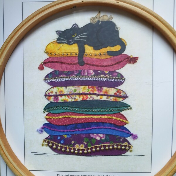Floral Embroidery Kit - 'cornish Coast' - Modern Hand Embroidery - Gift ...