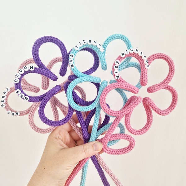 Pesonalised Knitted Wire Gift|teacher Gifts|gifts for Her|gift Ideas ...