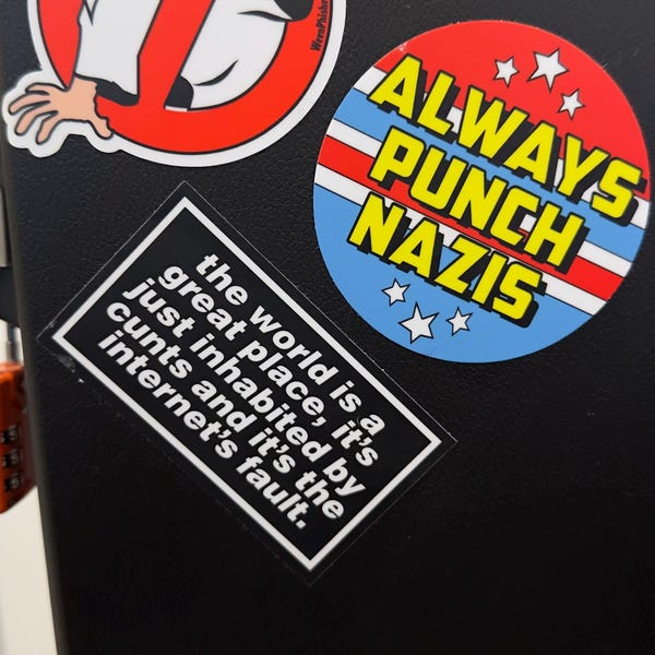 BUCKY STEVE Sticker Decal Friendship Vinyl Bumper Sticker - Etsy