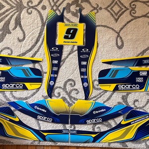 Tony Kart Graphics Kit for a OTK M7 Go Kart | Very Thick Decals - Etsy