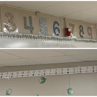 NEUTRAL Skip Counting Large Number Display | Neutral Classroom Decor ...