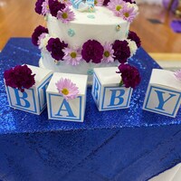 Baby Shower Blocks / Baby Shower Decor / Personalized Baby Blocks With ...