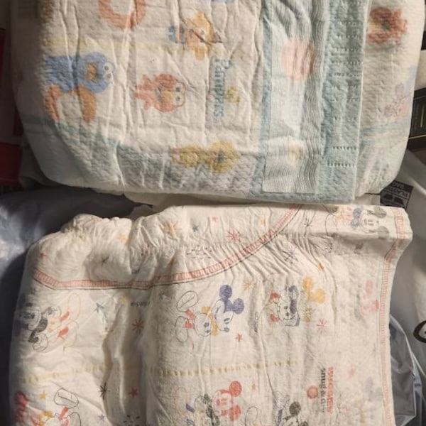 1 Large Cloth Back Adult Baby Diapers Nappies - Etsy