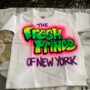 Airbrush 90's Fresh Prince Design Free Shipping - Etsy