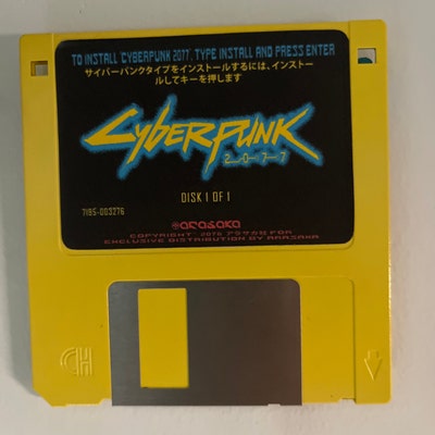 Custom Cyberpunk 2077 Style Floppy Disk - Etsy UK