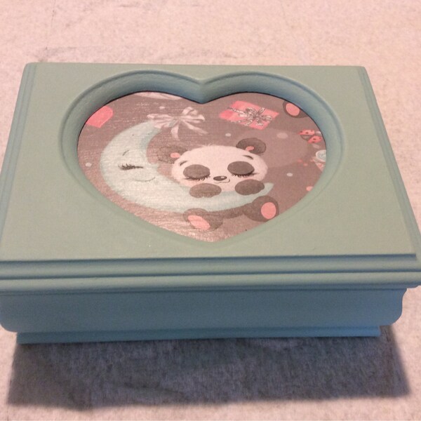 Elegant Women's Jewelry Box Sophisticated Hand Painted Gold Spotted ...