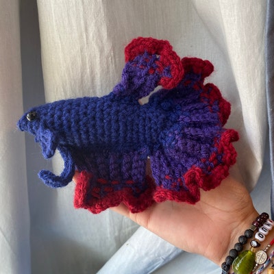 Betta Fish Crochet Amigurumi Pattern - Etsy