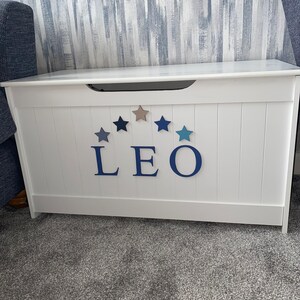 Personalised Toy Box Name & Embellishments. Pastel Name. Toy - Etsy