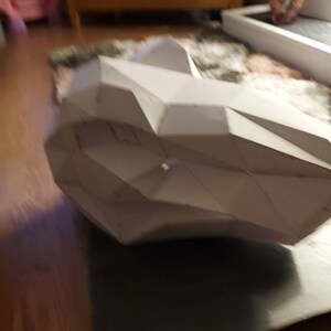 DIY Mountain Lion Roaring Mask Template, Cougar Paper Craft, DIY ...