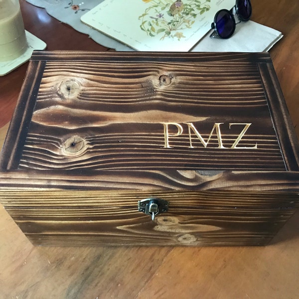 Personalized Wooden Box With Lock, Mens Valet Box Gift for Him ...