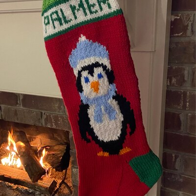 Penguin Stocking DIGITAL PATTERN ONLY - Etsy