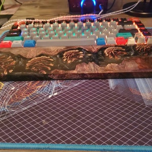 Colorful Resin and Wood Wrist Rest Mechanical Keyboard Wrist Rests ...