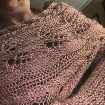 KNITTING PATTERN Snowfall Sweater Scarf Scarf With - Etsy UK