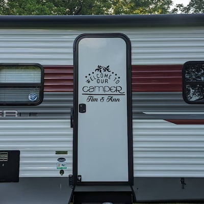 Fifth Wheel Decal Personalized Camper Decal Camping Decal Personalized ...