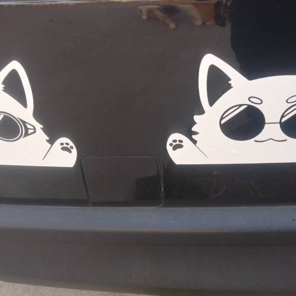 Ryomen Sukuna Cat Peeker Vinyl Decal - Ryomen Sukunya - Jujutsu Kaisen ...