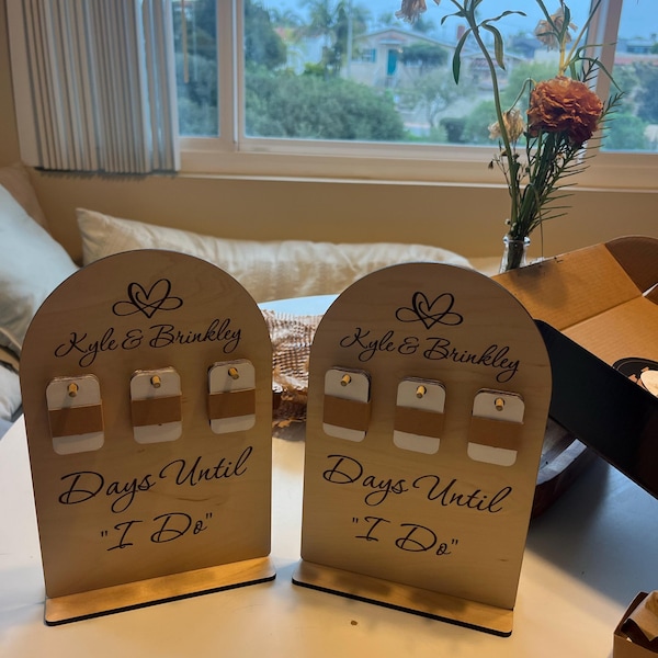 Deployment Countdown Calendar Military Homecoming Gift Wooden Military ...