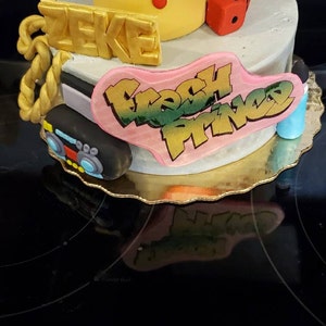 Boxing heavyweight champion fondant cake topper. With boxing | Etsy