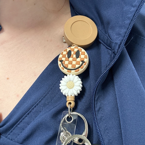 Boho Badge Reels, Badge Reels, Nurse Badge Reels, Badge Clips, CNA ...