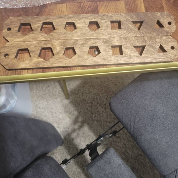 Handcrafted Wooden Dice Display Stand | Minimalist Tabletop Holder for ...