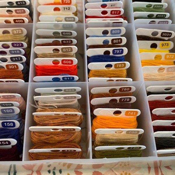 Mini DMC Complete Set Colour Vinyl Labels x761 Labels - Etsy