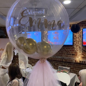 Customized Vinyl Decal for Balloons, Personalized Balloon Decals ...