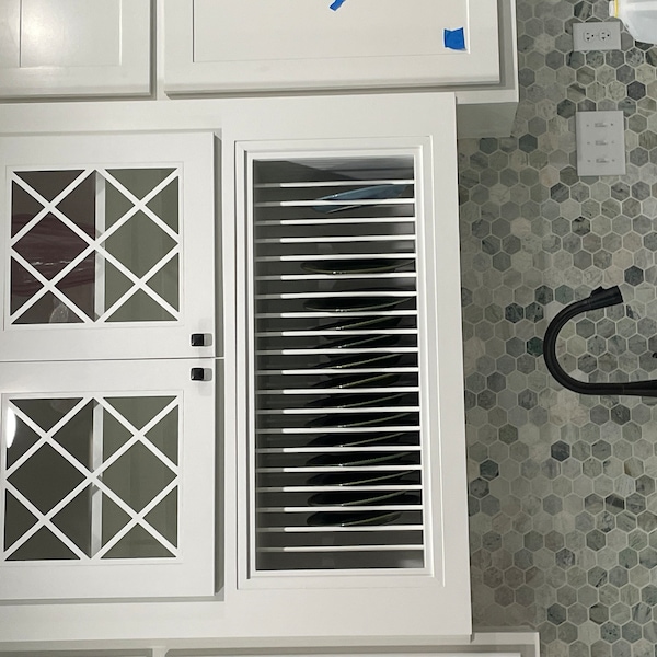 CUSTOM MULLION INSERTS up to 16"w X 32"h - Glass or Flat Panel - Insert ...