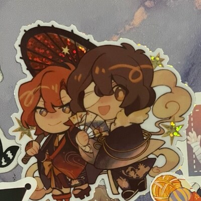 Holographic Waterproof Vinyl Die Cut Sticker Bungou Stray Dogs Soukoku ...