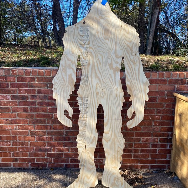 Life-size Sasquatch/bigfoot *** DXF Digital Download *** - Etsy