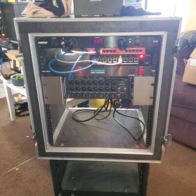 Behringer XR18 XR16, Midas MR16 MR18 X-air BLACK Recessed Rack Ears ...