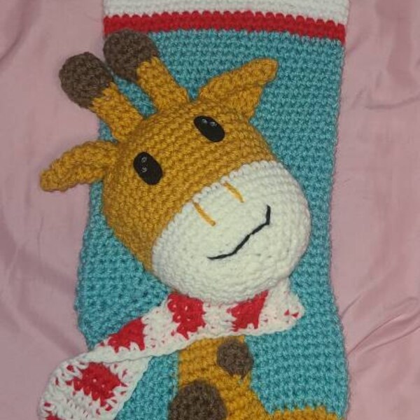 PATTERN -giraffe Christmas Stocking - Crochet Pattern, Pdf - Etsy