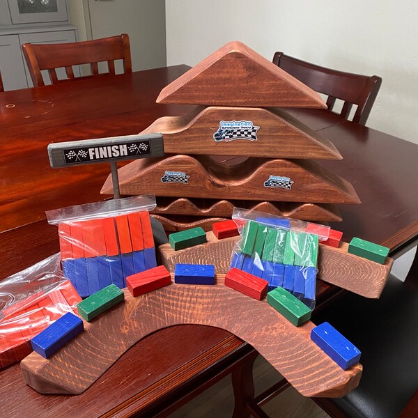 Motocross Track Table, Wooden Toys, Birthday Present, Dirt Bike Track ...