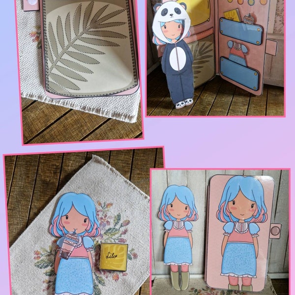 Articulated Paper Doll DIY Kit - Etsy