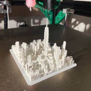 3D Chicago Digital Files 3D STL File Chicago 3D Map 3D City Art 3D ...