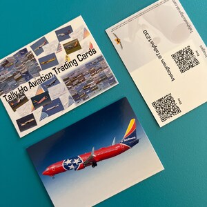 American Airlines Boeing 737 Max 8 - Set of 25 Aviation Trading Cards ...