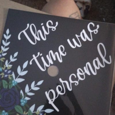 Football Athlete Touch Down Grad Cap Topper Graduation Gift Tassel ...