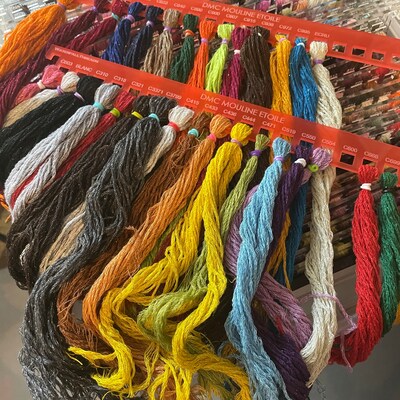 DMC DISCONTINUED Threads 3880-3895 Hanging File Organizer - Etsy