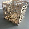 Laser Cut Wooden Book Box Svg File Glowforge Gift Book Box Svg Cricut ...